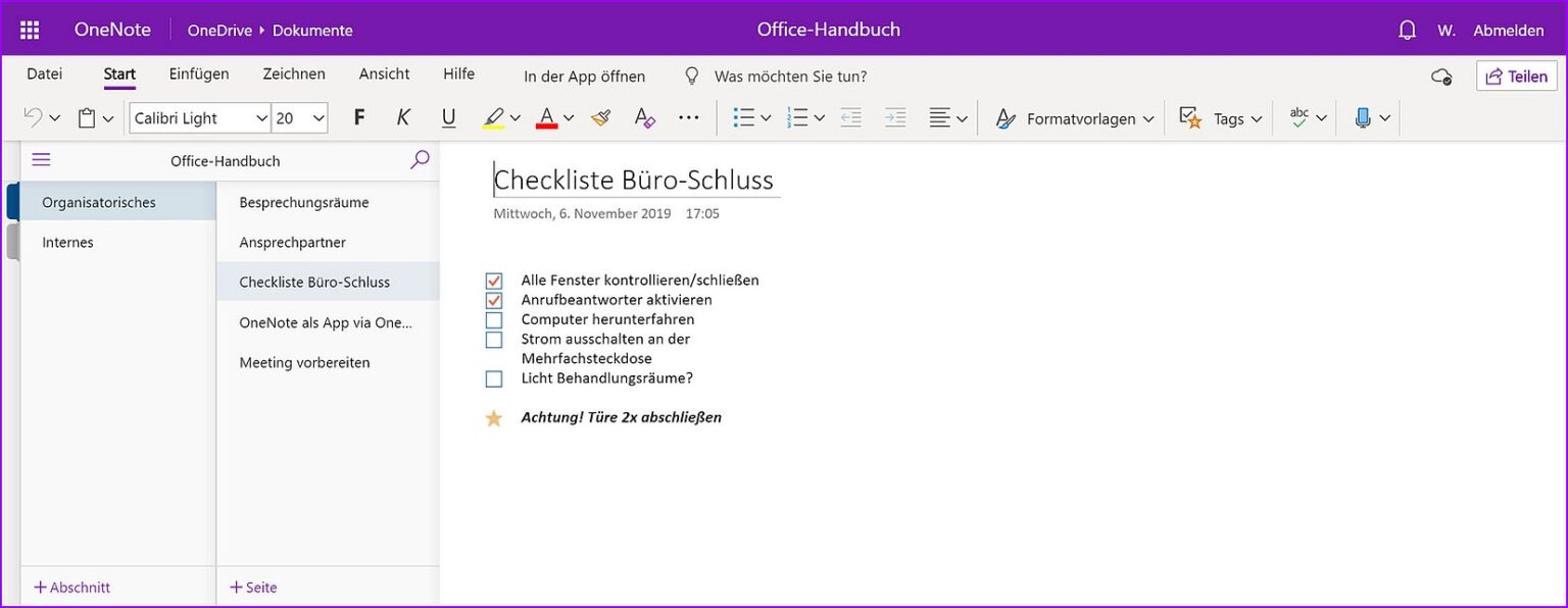 OneNote: Tipps für die tägliche Arbeit im Büro